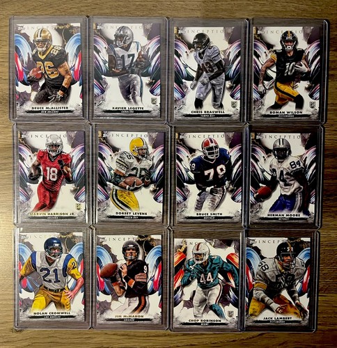 2024 TOPPS INCEPTION (Lot of 12) Football Cards RC, HOF, NR-MINT | eBay