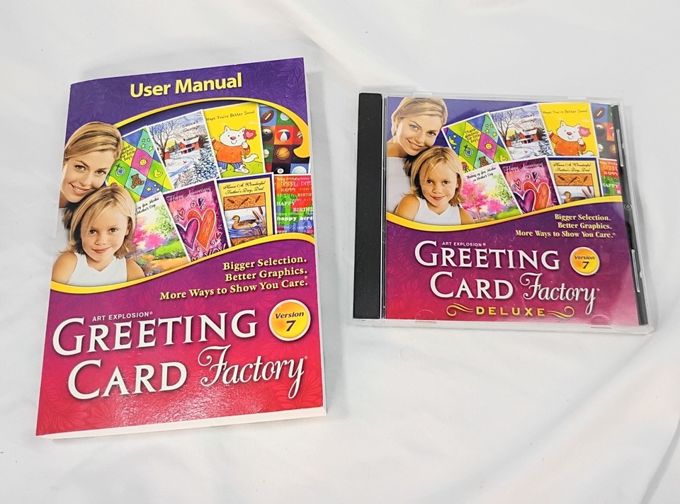 Art Explosion Greeting Card Factory Deluxe Version 7 | eBay