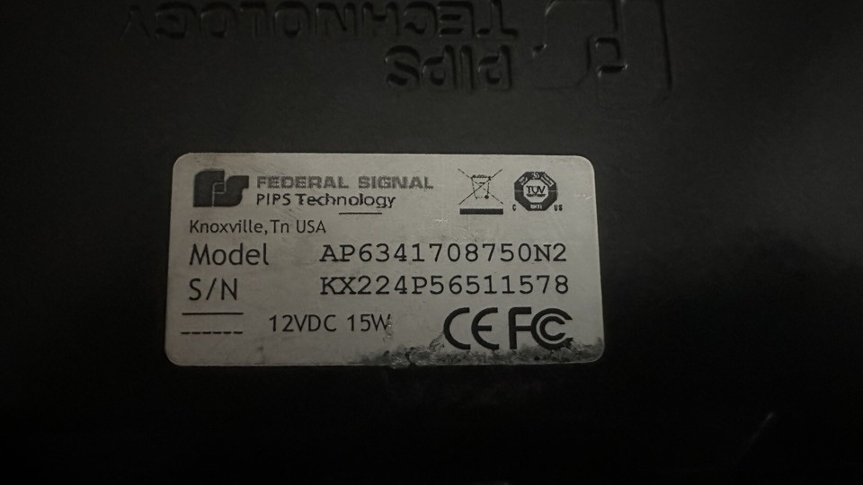 PIPS License Plate Reader Mobile ALPR Recognition Camera Scanner ...