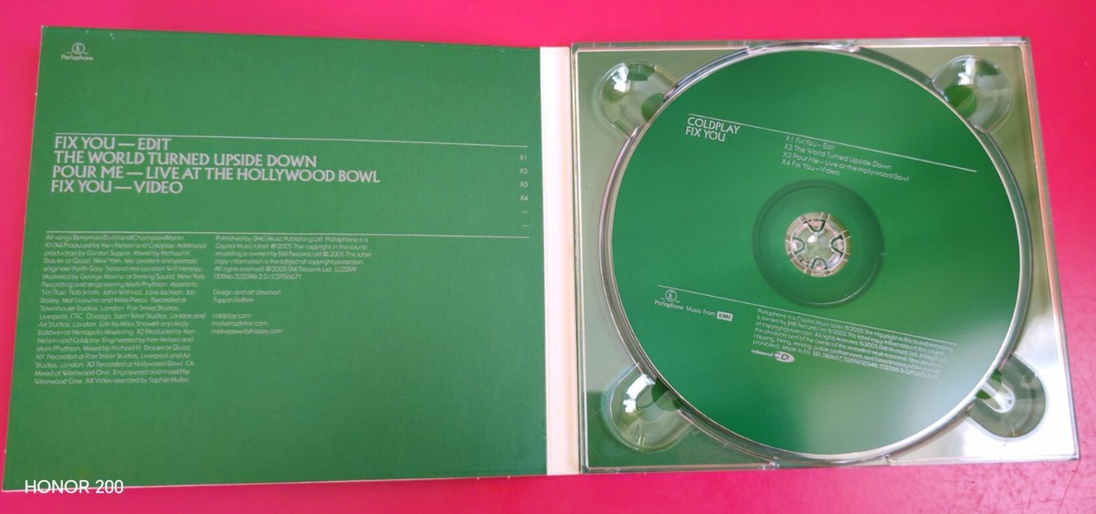 Portada Del álbum Coldplay Fix You Latest Arrivals – Club Andalos
