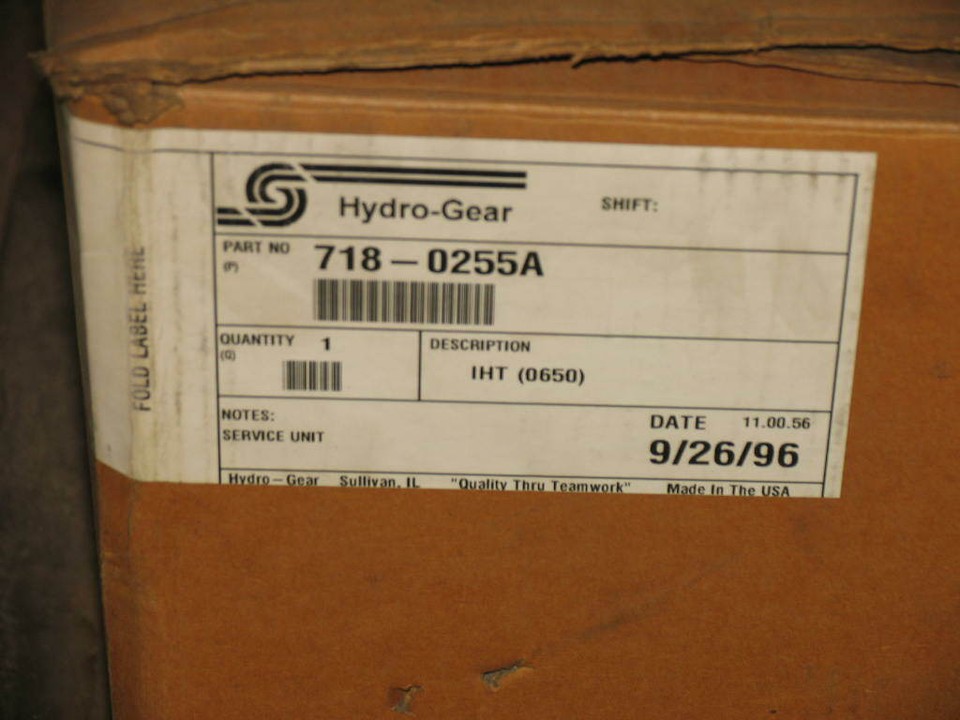 Hydro-Gear 718-0255A Differential Transmission Assembly Hydro | eBay