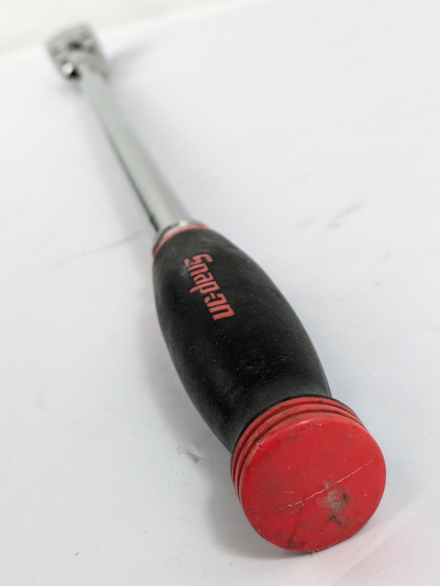 SNAP-ON SHLF80A 1/2" DR Soft Grip Long Handle Flex-Head Ratchet Wren ...