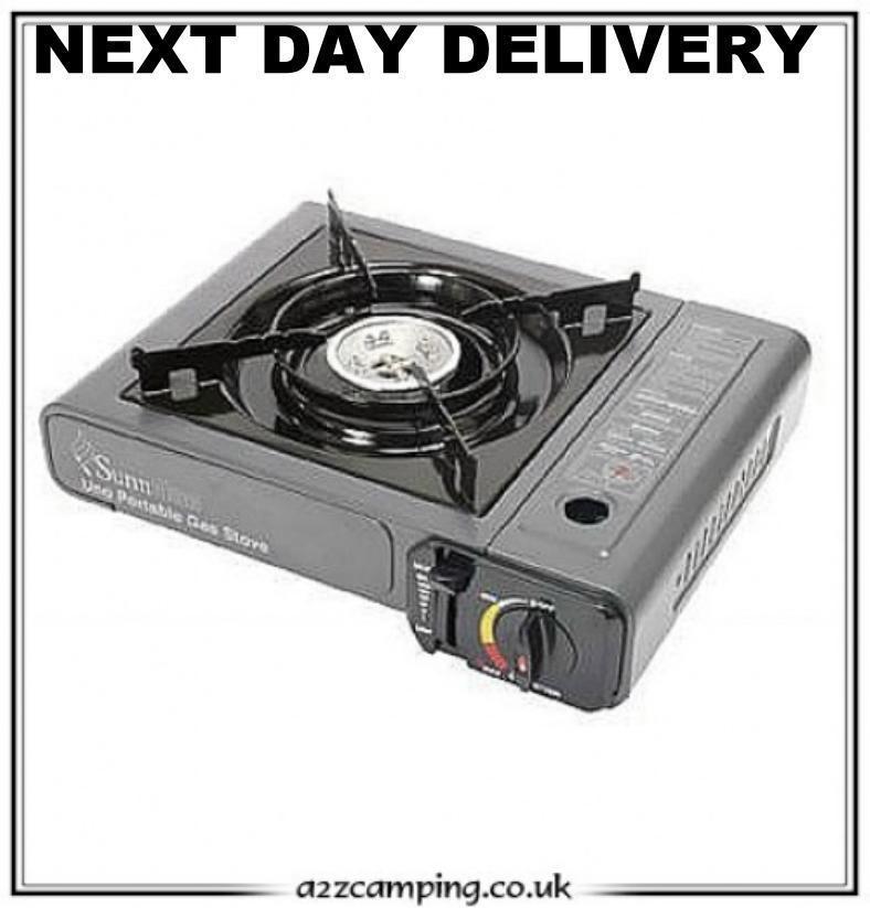 NEW UNO PORTABLE GAS CARTRIDGE STOVE COOKER SINGLE RING BURNER HOB ...