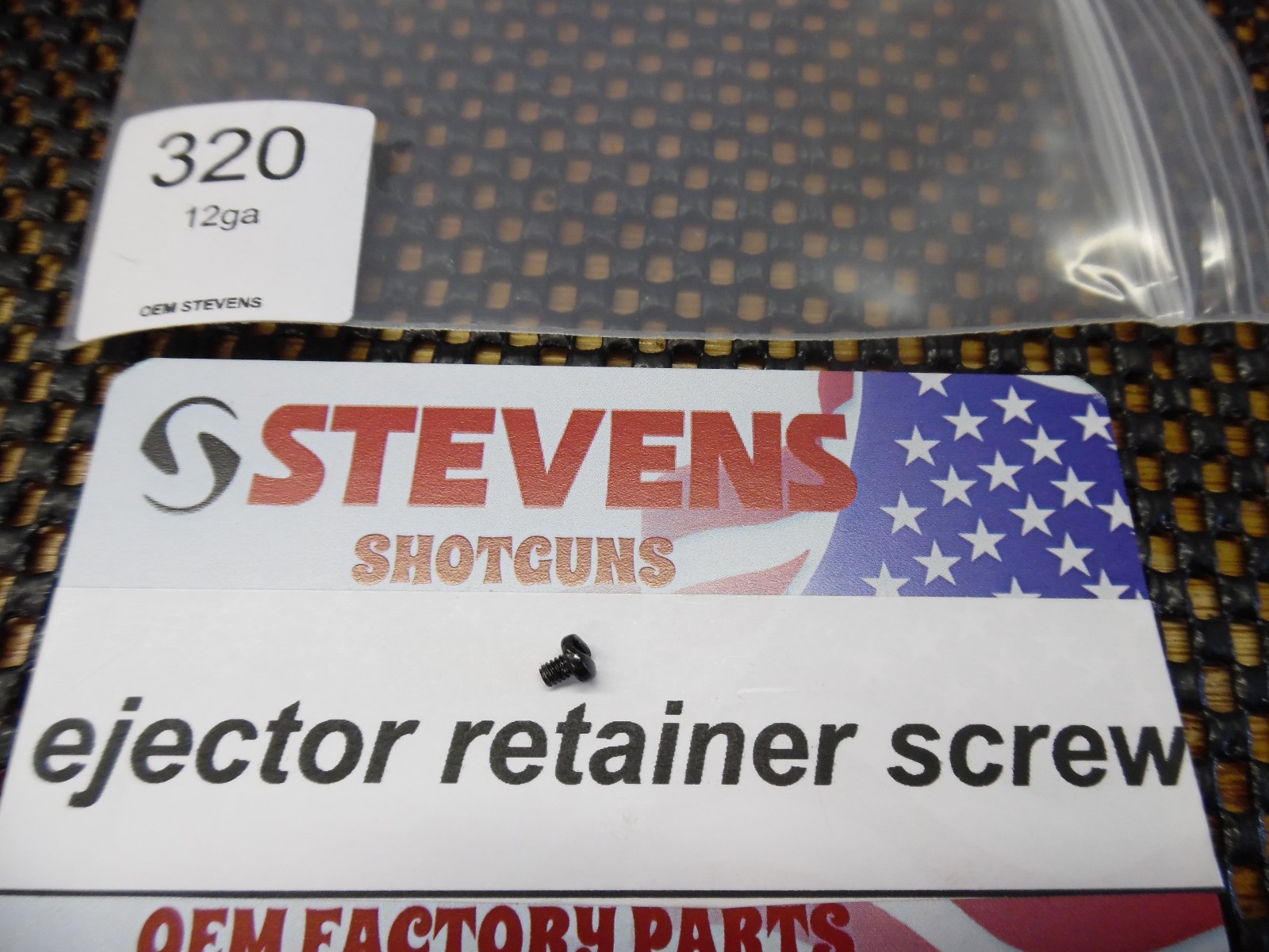 FOR STEVENS 320 OEM Factory New 12ga EJECTOR RETAINER SCREW w/ FREE ...