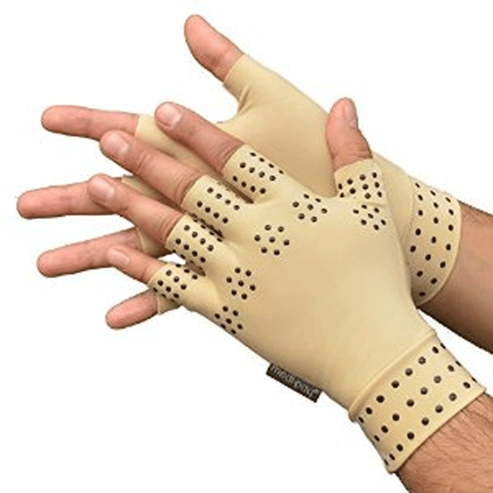 Magnetic Gloves Arthritis Therapy Support Pressure Pain Heal Joints NEW ...