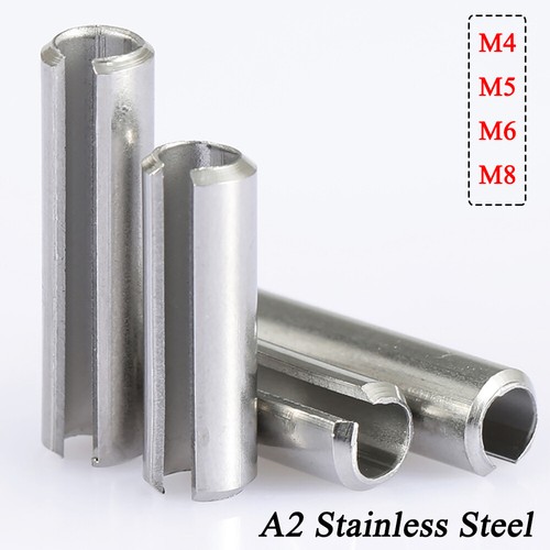 Slotted Spring Tension Pins Roll Pin Ø 4/5/6/8mm A2 304 Stainless Steel ...