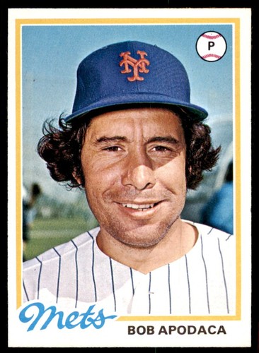 1978 TOPPS BOB APODACA 101 NEW YORK METS #592 | eBay