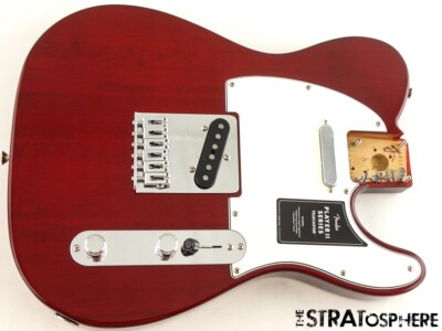 Fender Player II Telecaster Tele LOADED BODY Chambered Mahogany Cherry ...