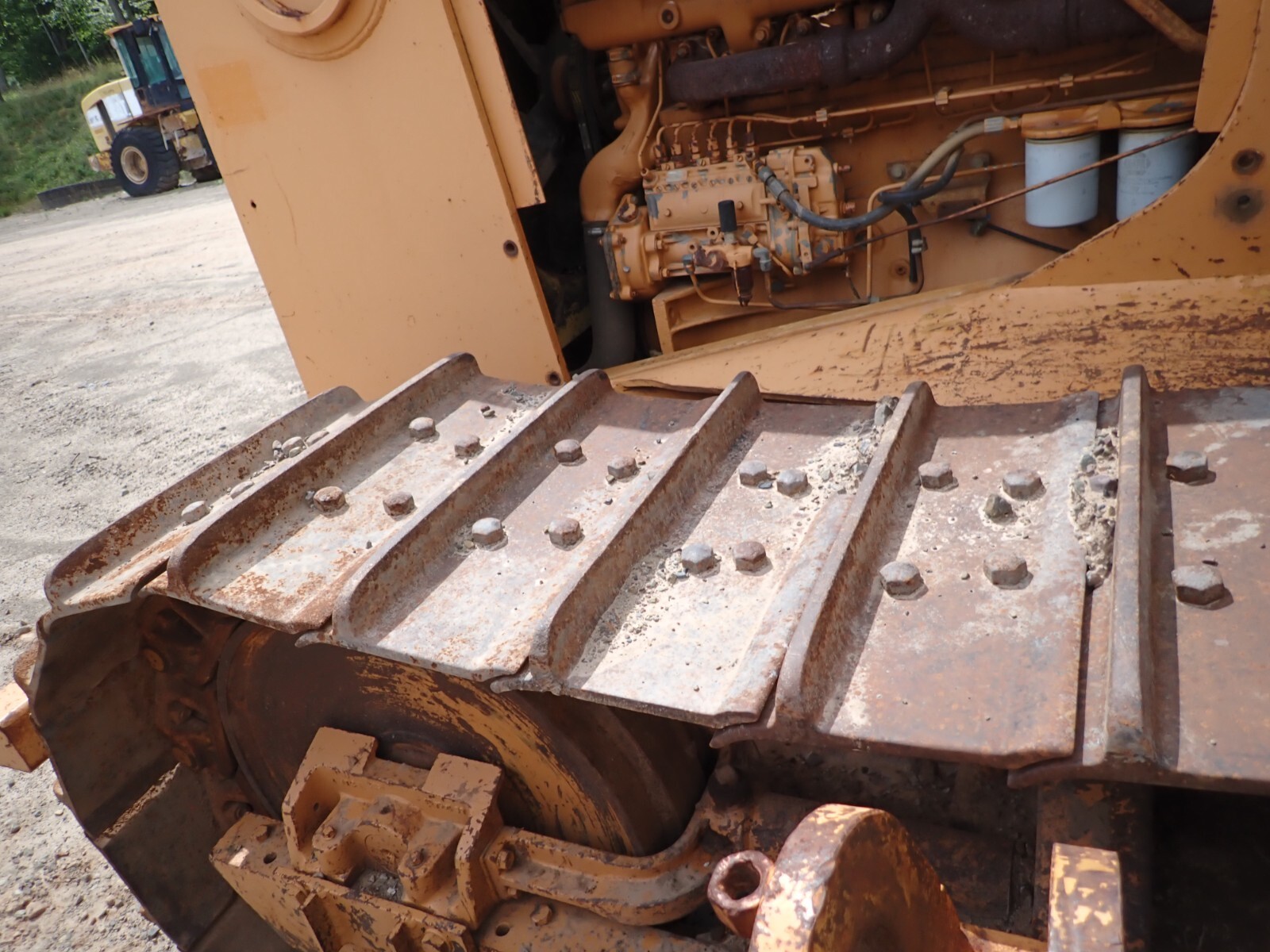 Case 1450 Crawler Dozer TRACK ASSEMBLY BOTH SIDES! Tracks Chains Pads ...