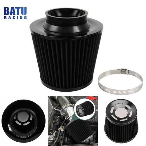 Universal 100mm High Flow Inlet Cold Air Intake Cone Replacement Dry ...