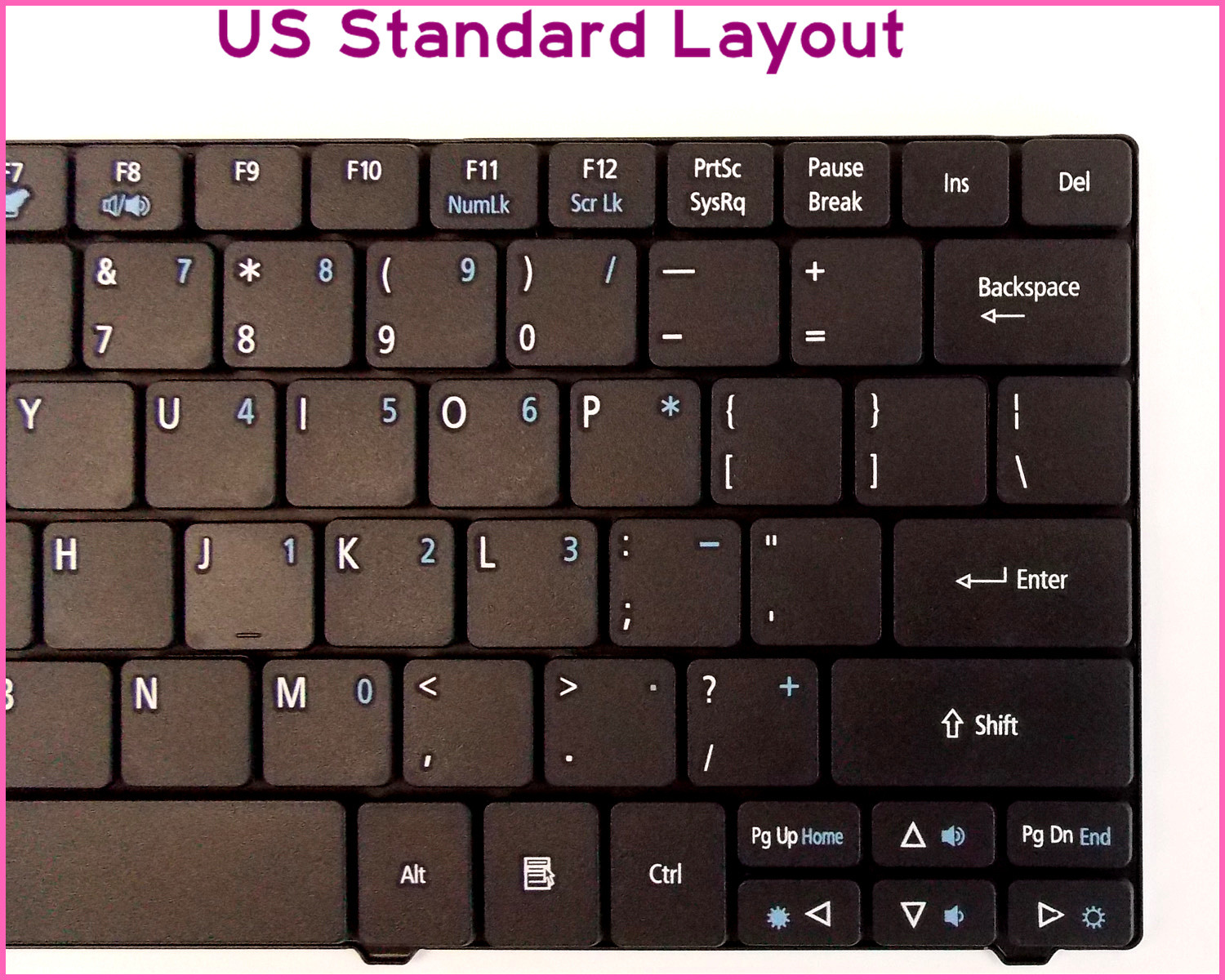 Laptop US Layout Keyboard for Gateway AEZA5R00010 EC18D LT3100 LT 30 ...