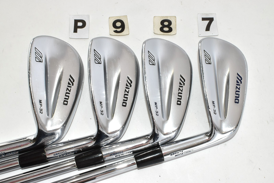 Mizuno MP-32 Forged 8p 3-4-5-6-7-8-9-Pw RH Stiff DG S200 Golf Iron Set ...