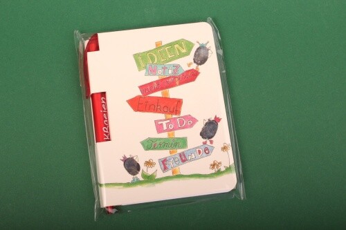 KRaejen Schreibset "Wegweiser" Geschenk Notiblock notizen machen Geburtstag | eBay.de