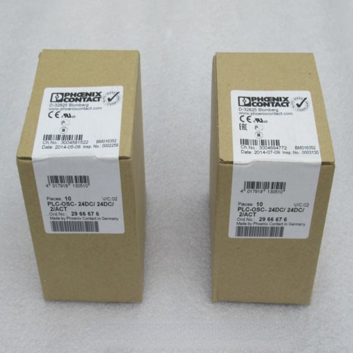 10pc PHOENIX CONTACT Solid State Relay Module PLC-OSC- 24DC/ 24DC/ 2/ACT 2966676 | eBay