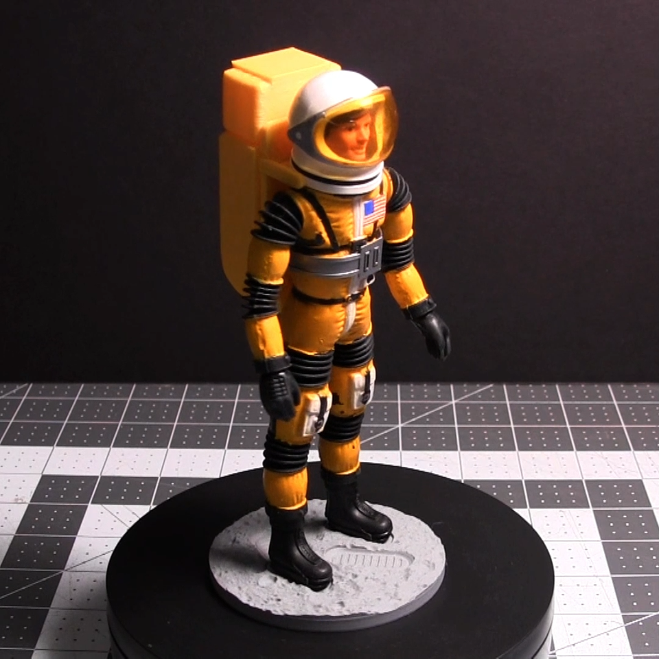 Major Matt Mason Yellow Extended EVA Backpack Accessory | eBay