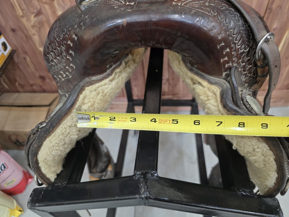 14" Used Cowboy Classic Slick Out Roper Saddle | eBay