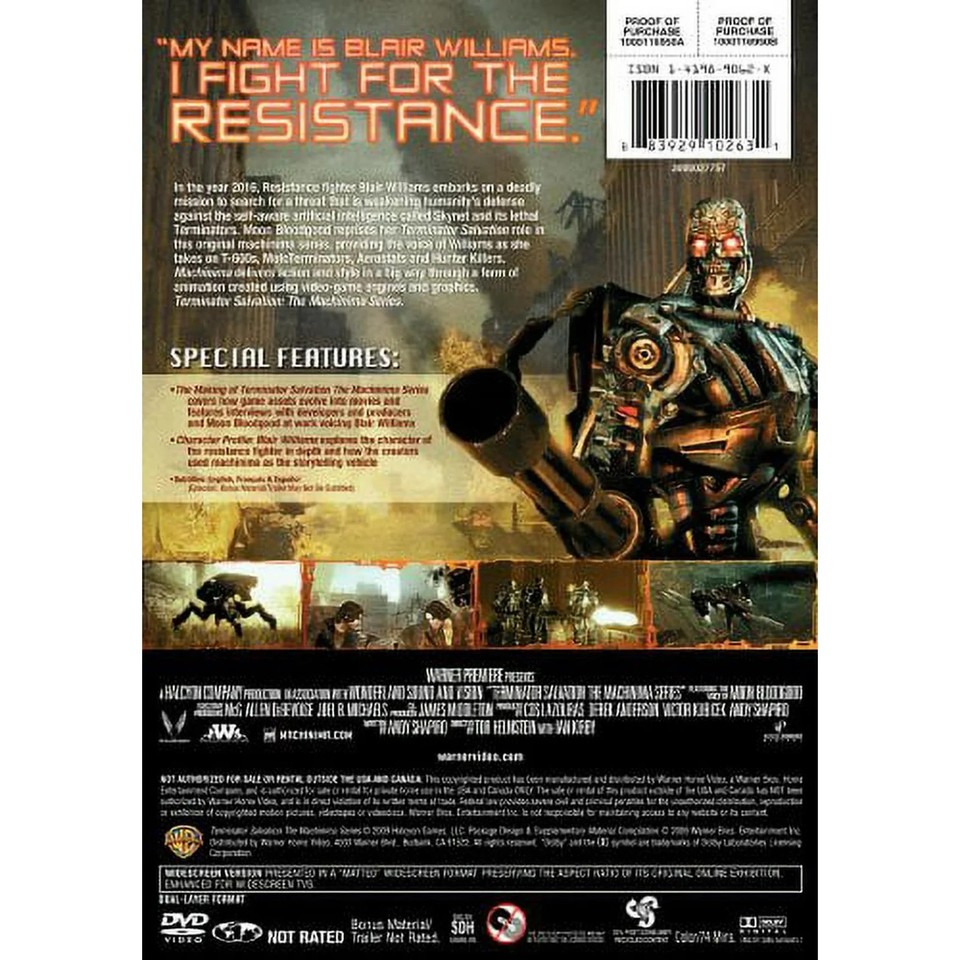 Terminator Salvation: The Machinma Series - (DVD, 2009) Pre-owned DV ...
