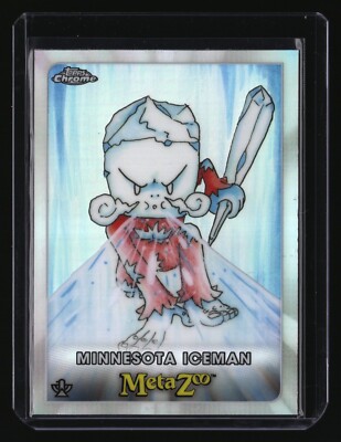 MetaZoo MINNESOTA ICEMAN #114 (2022 Topps Chrome Silver Refractor) NM ...