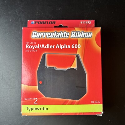 Porelon Correctable Ribbon Royal/Adler Alpha 600 2-pack Item 11473 ...