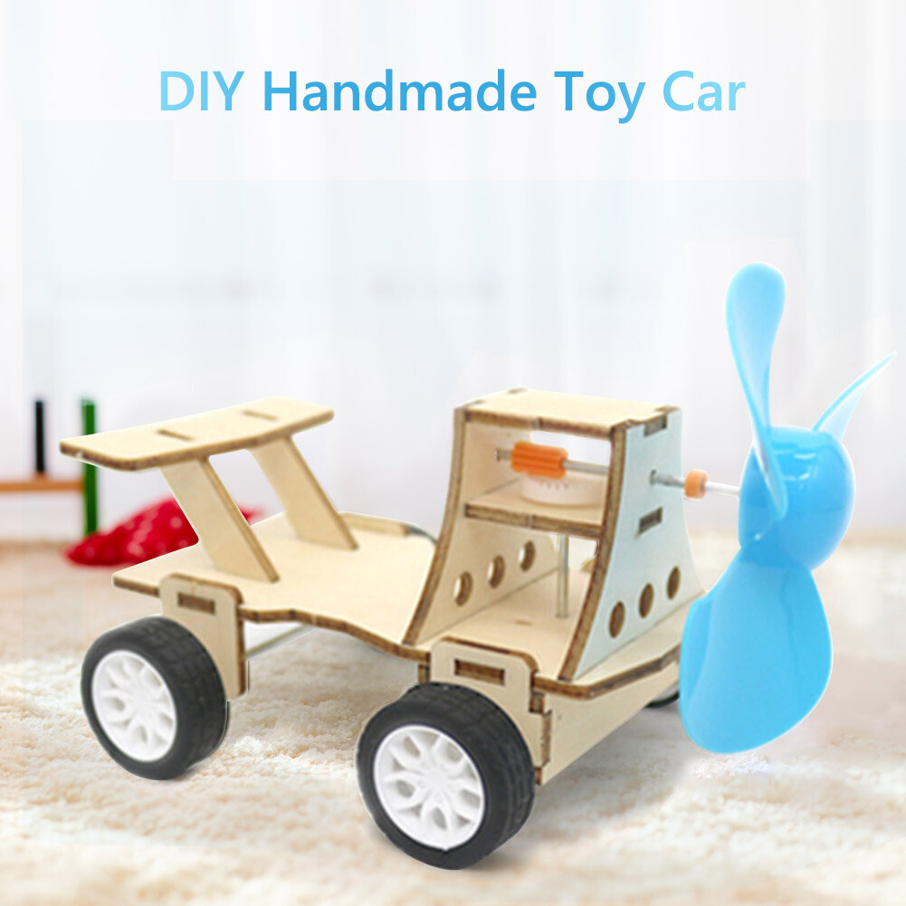 Educational Science Experiment Kit DIY Wooden Toys Assembly Car Model ...