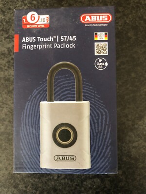 Abus 57/45 45mm Touch Padlock - 625756 Level 6 Security. Fingerprint | eBay UK