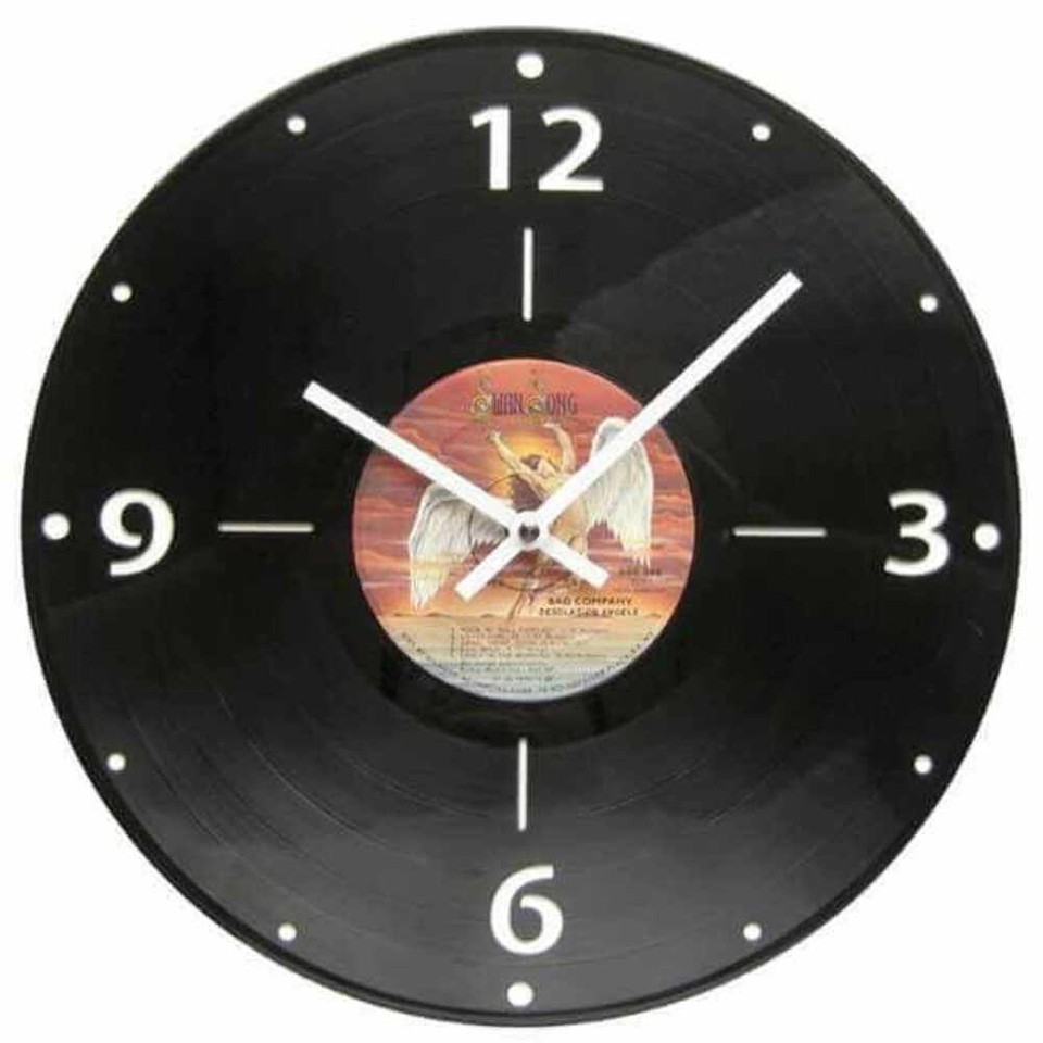 Vintage Recycled Record LP Wall Clock | eBay