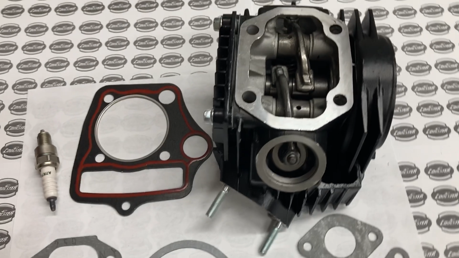 Coolster (QIYE) 110cc Cylinder Head Assembly Kit- Fits: ATVs 3050c ...