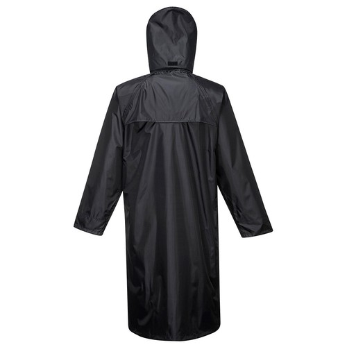 MENS LONG WATERPROOF 5000mm CLASSIC JACKET HOODED LIGHTWEIGHT OUTDOOR ...