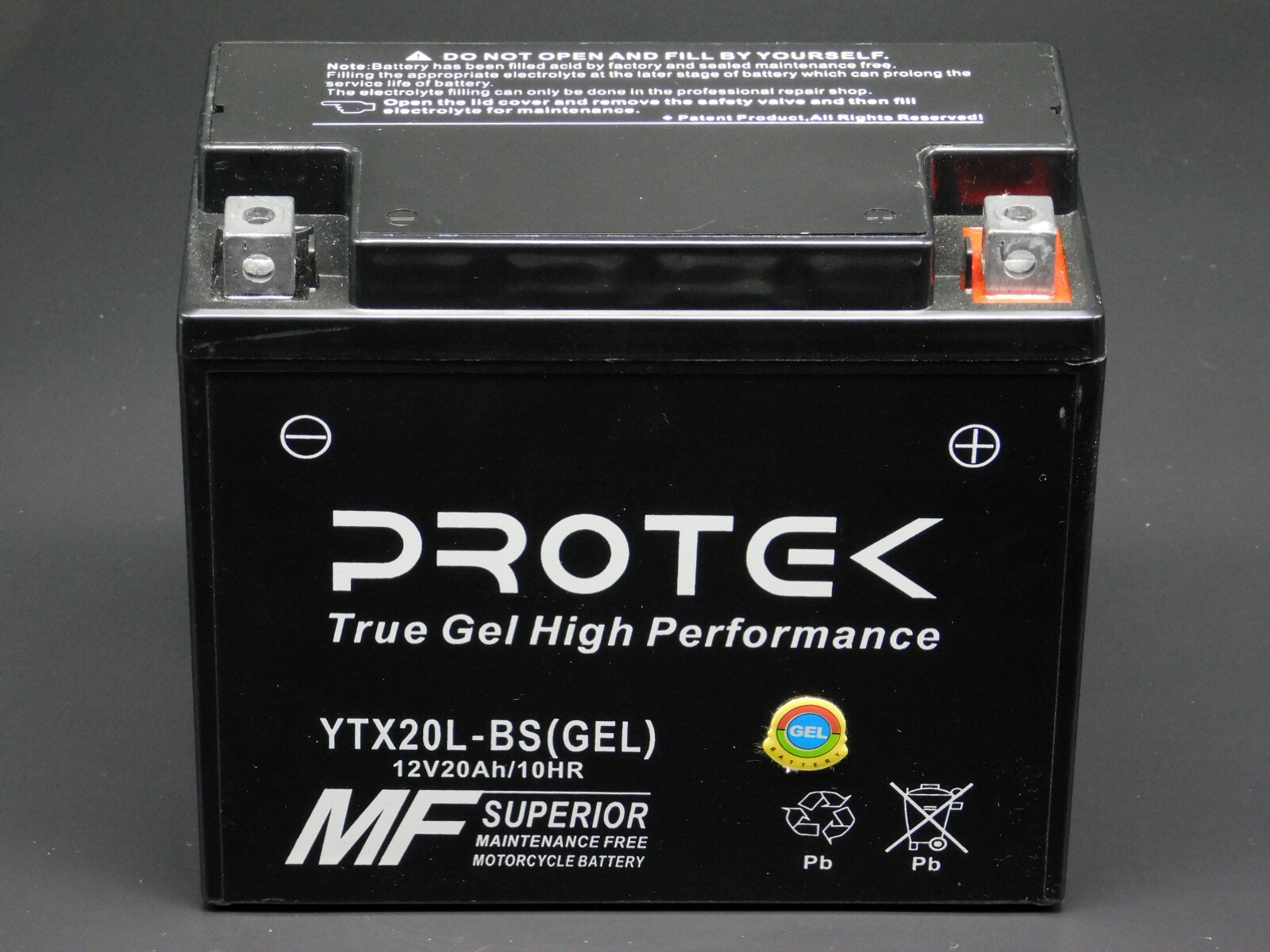 YTX20L-BS YTX20HL GYZ20L GYZ20HL 12V 20Ah Maintenance Free GEL Battery ...