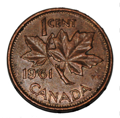 Canada 1961 1 Cent Copper One Canadian Penny Coin | eBay