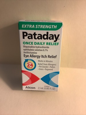 Pataday Once Daily Eye Allergy Itch Relief 2.5 Ml Bottle Brand New ...