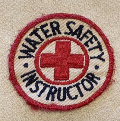 Vintage Red Cross Safety Instructor Patch | eBay