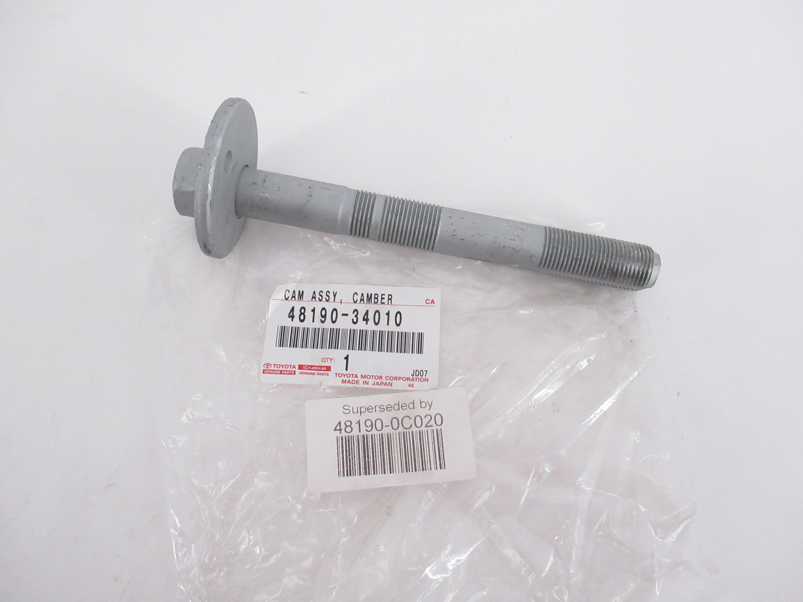 Genuine OEM Toyota 48190-0C020 Front Camber Adjust Bolt (1) | eBay