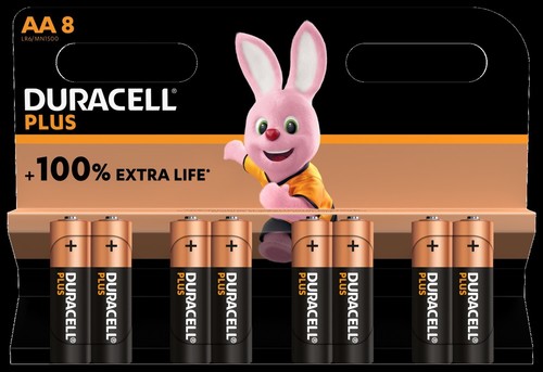 Blister de 8 unidades Duracell Plus AA MN1500 LR6 Mignon | eBay