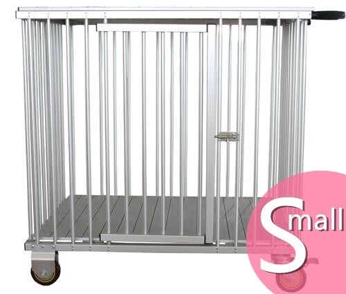 Aeolus 1-Berth Show Trolley with 4" Nylon Wheels - Small [Pink] Dog Pet ...