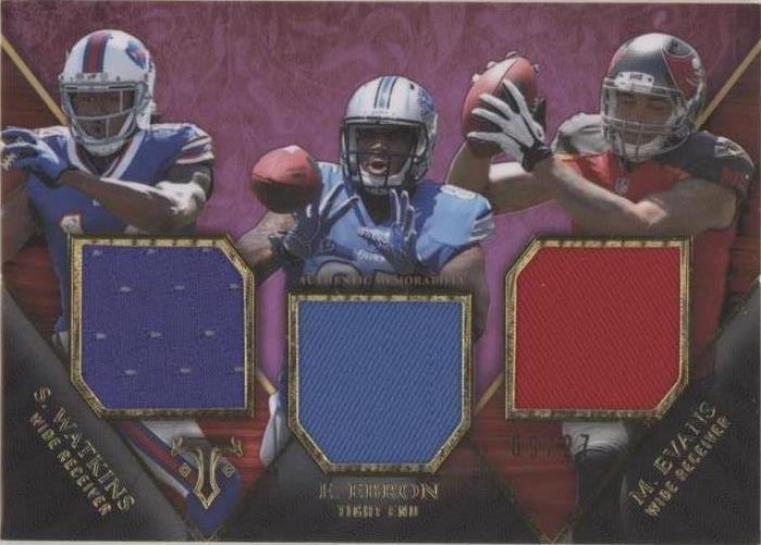 2014 Topps Triple Threads - Relic Trios Mike Evans, Sammy Watkins, Eric ...