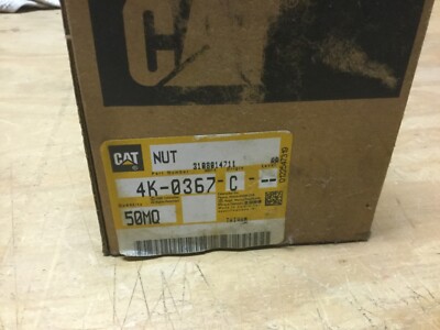 One (1) Genuine Caterpillar Nut 4K-0367 | eBay