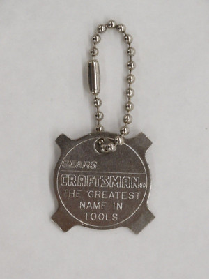 Vintage Sears Craftsman 9 4160 4 Way Pocket Screwdriver Tool Keychain ...