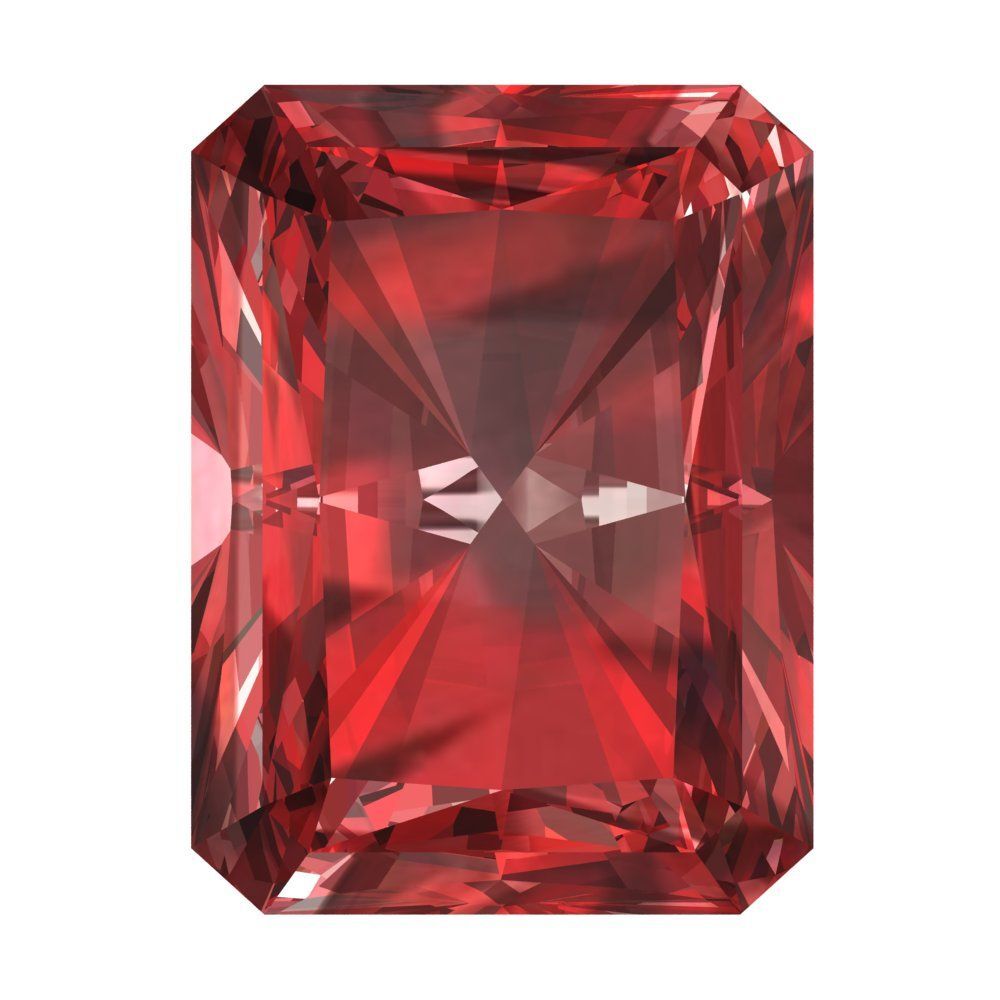 1 to 2.5 ct Radiant Cut VVS1 Natural Red Garnet January Birthstone | eBay