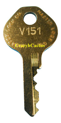 Master Lock Padlock 1525 1585 2010 2076 Control Key OEM Original Master ...