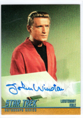 STAR TREK THE ORIGINAL SERIES SEASON 3 A63 JOHN WINSTON LT KYLE ...