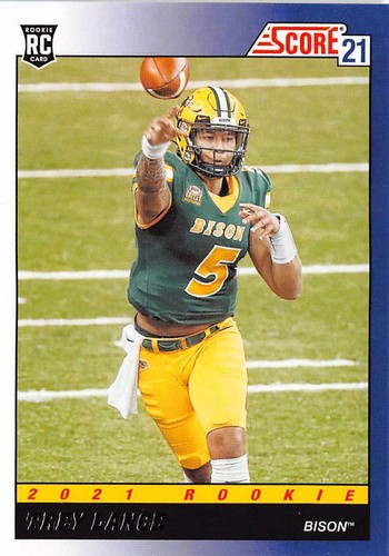 2021 Score '91 Throwback Rookies #3 Trey Lance p2s-10554 | eBay