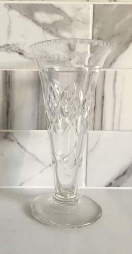 STUART ENGLAND CUT CRYSTAL VASE 22.5cm | eBay