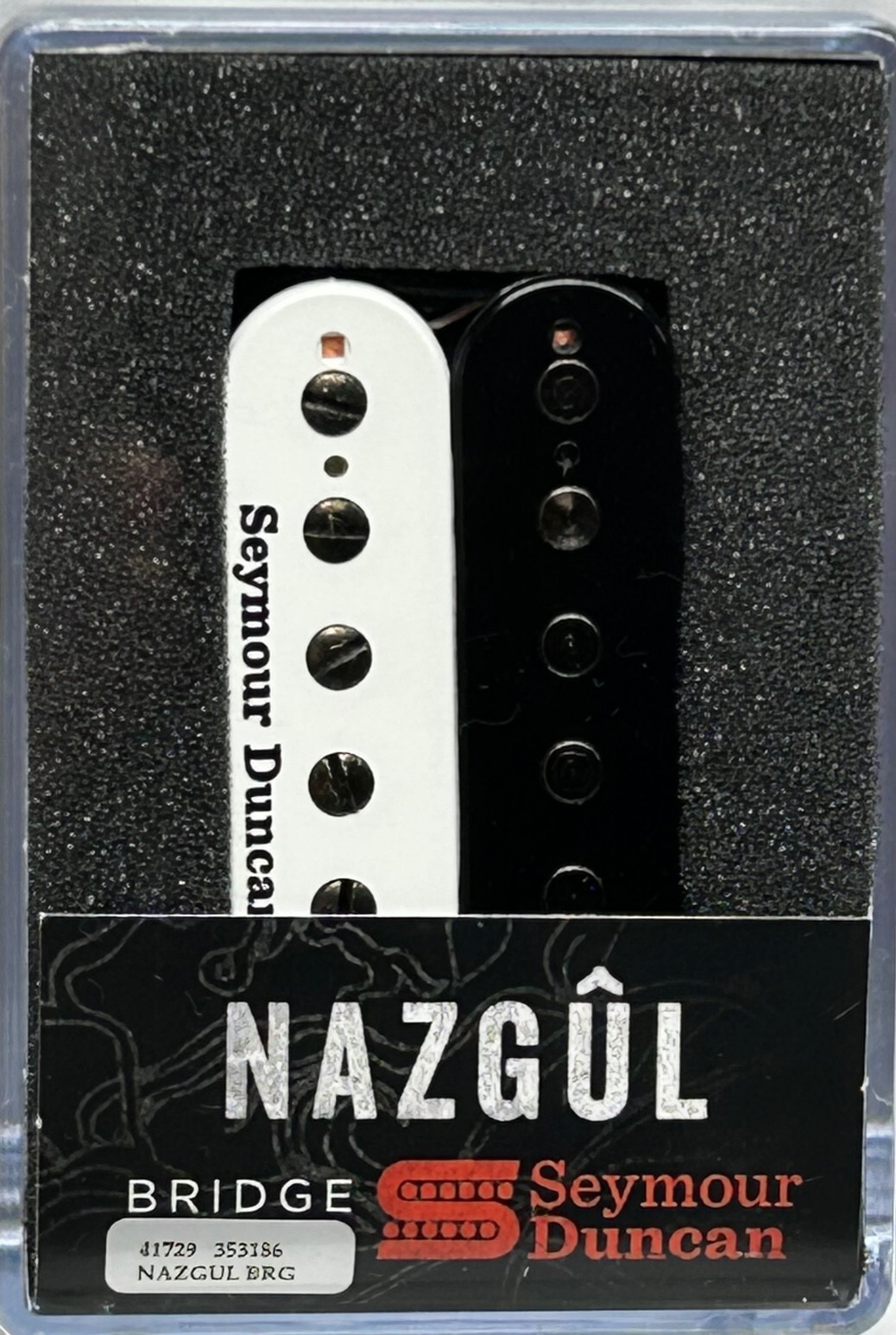 Seymour Duncan Nazgul Bridge Pickup Standard Spacing - White/Black ...