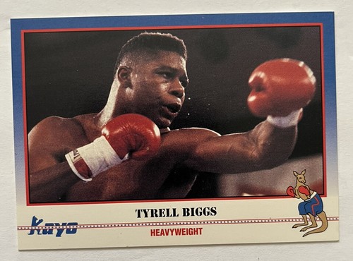 TYRELL BIGGS 1991 KAYO BOXING #84 NR MT HEAVYWEIGHT CHAMPION | eBay