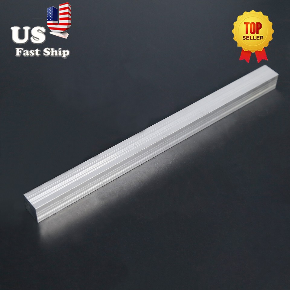 T061 Aluminum Square Bar 20MM Thick x 20MM Wide x 300MM Length 1xPiece ...