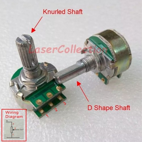 DACT Type 21 Stepped Attenuator / Potentiometer 100K * D Shape Shaft ...