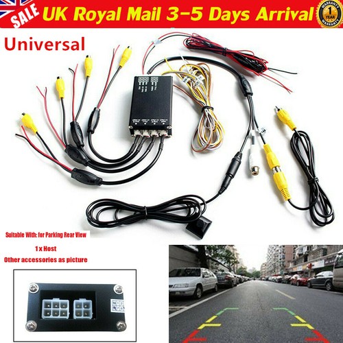 360 ° Car Parking Panoramic View Rearview 4Way Camera Control Box ...