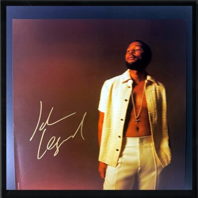 John Legend signed 2022 LEGEND Act 1 & 2 11X11 Art Card w/ Album Cover ...