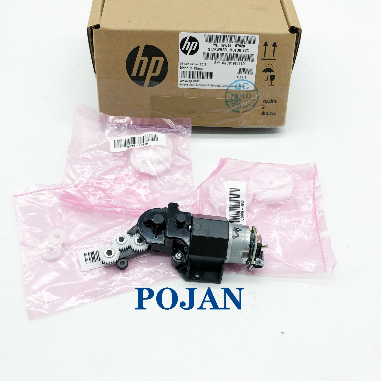 T8W15-67020 Starwheel Motor Service Kit Fit for HP Designjet Z6 Z9 ...